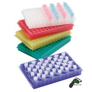 Asynt lab racks - 48 & 96 Well reversible racks - Asynt