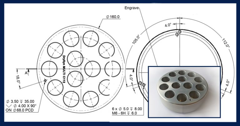 Unique DrySyn Heating Block for Multiple Vials - Asynt