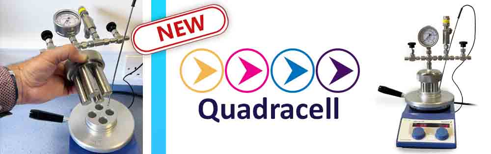 Compact 4-Position High Pressure Benchtop Reactor - Asynt