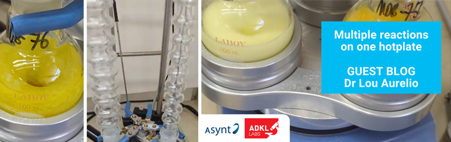 Guest blog: multiple reactions on one hotplate - Asynt